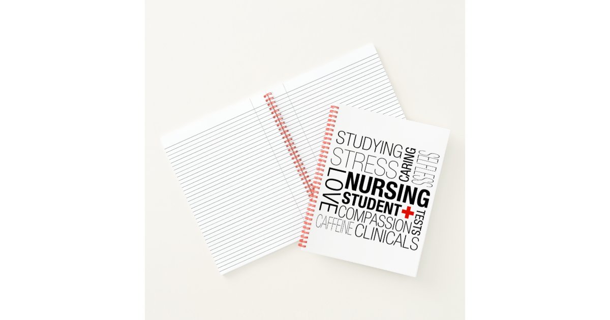 Nursing Student Text Notebook | Zazzle