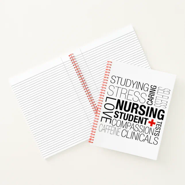 Nursing Student Text Notebook | Zazzle
