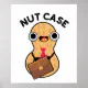 Nut Case Funny Peanut Puns Poster | Zazzle