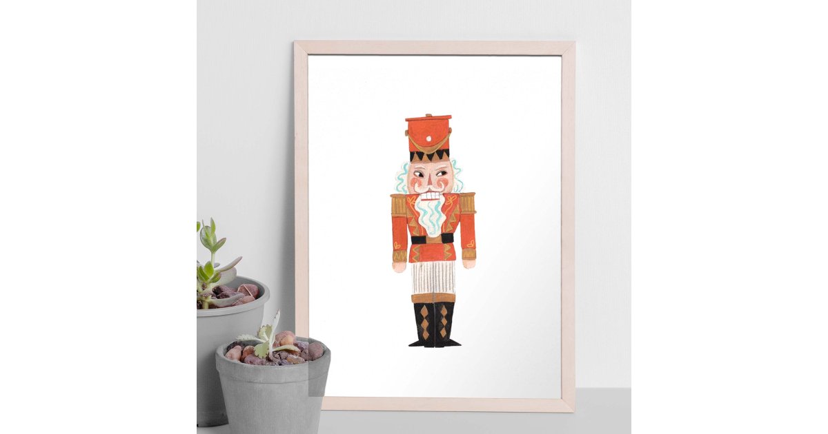Nutcracker ballet character poster | Zazzle