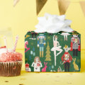 Nutcracker Ballet Characters - green Wrapping Paper | Zazzle