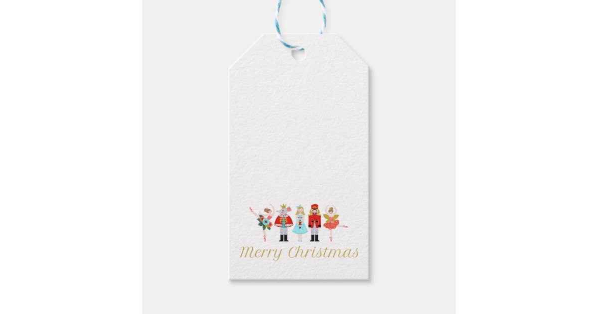 Nutcracker Ballet Christmas Gift Tags | Zazzle
