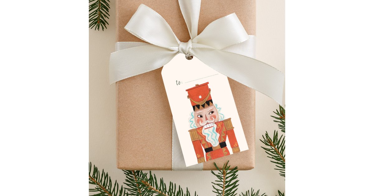 Nutcracker Ballet Christmas Gift Tags | Zazzle