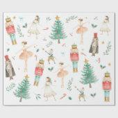 Nutcracker Ballet Christmas Images Wrapping Paper | Zazzle