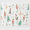 Nutcracker Ballet Christmas Images Wrapping Paper | Zazzle