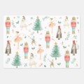 Nutcracker Ballet Christmas Images Wrapping Paper | Zazzle