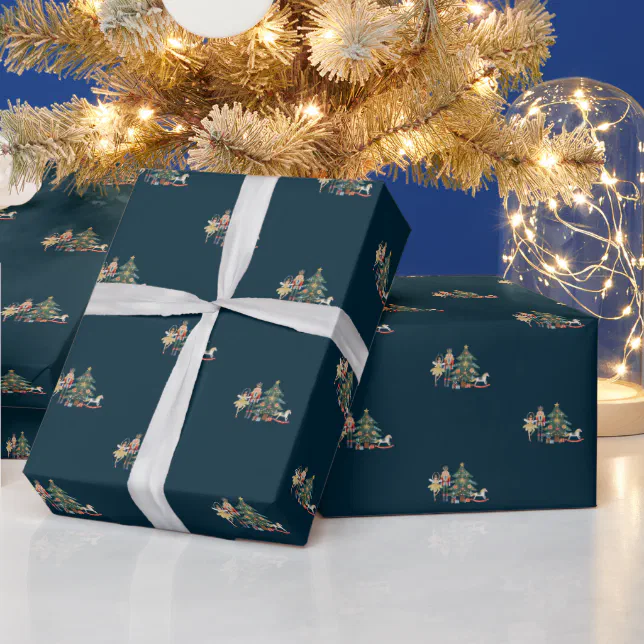 Nutcracker Ballet Christmas Wrapping Paper | Zazzle