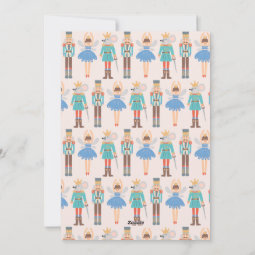 Nutcracker Ballet Minimal Modern Photo Christmas Holiday Card | Zazzle