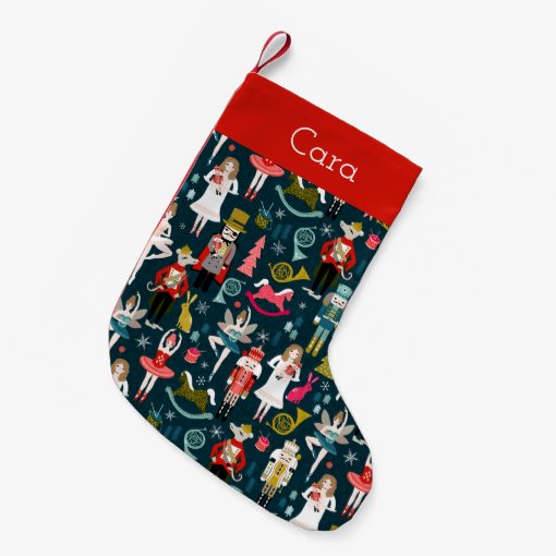 Nutcracker Ballet personalized Small Christmas Stocking | Zazzle