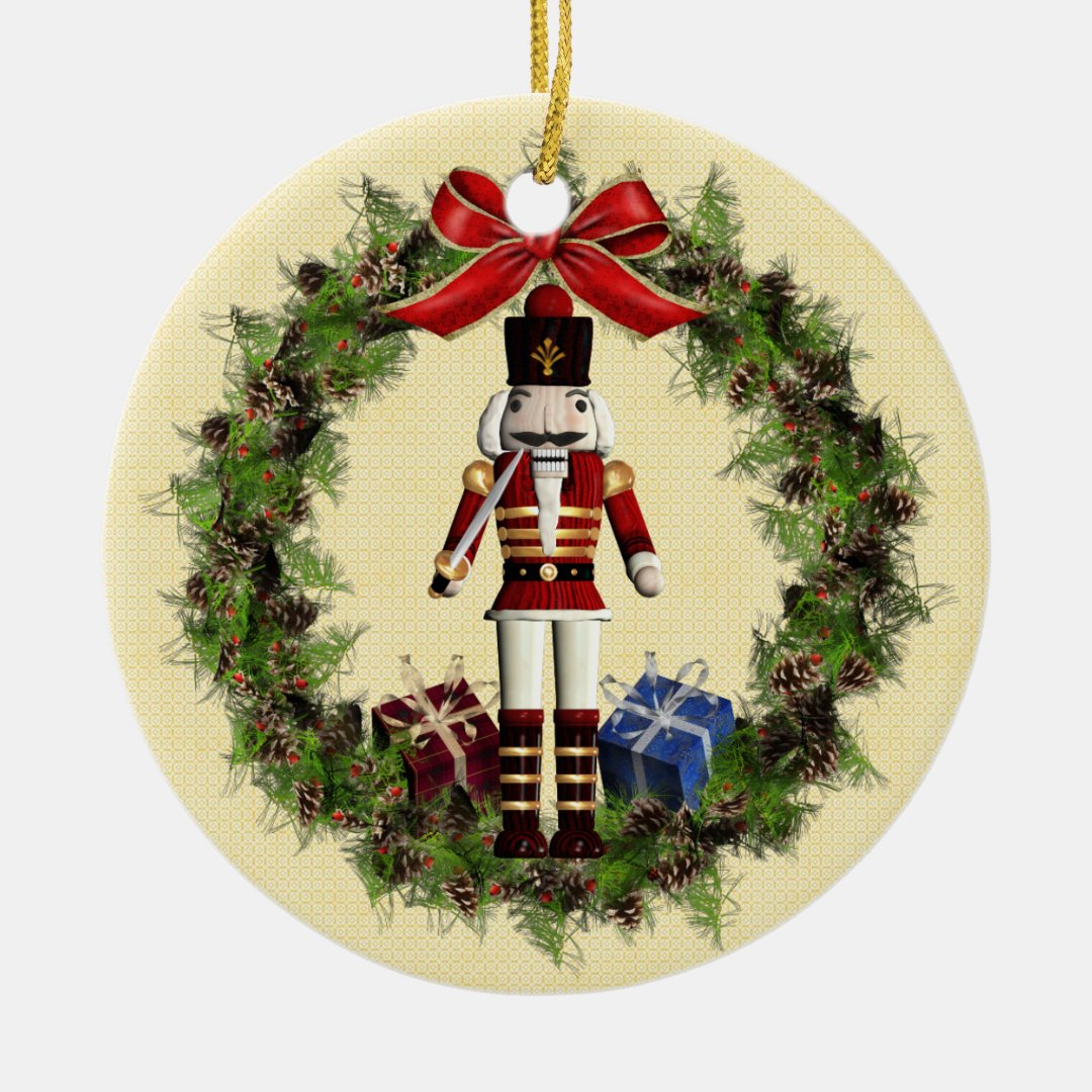 Nutcracker Buon Natale Italian Christmas Ornament | Zazzle