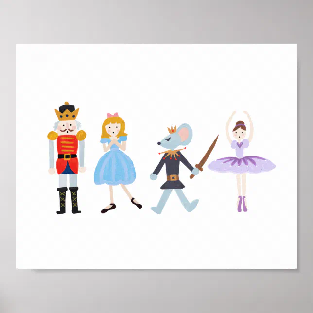 Nutcracker Characters Poster | Zazzle