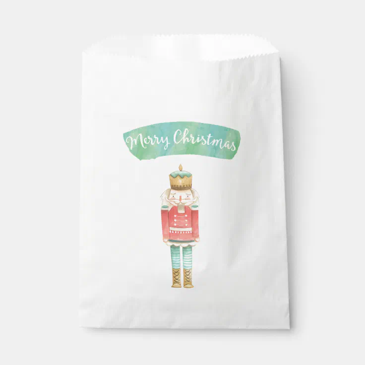 Nutcracker Christmas Favor Bag | Zazzle