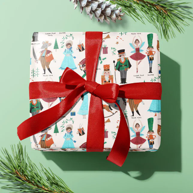 Nutcracker | Christmas Holiday | Wrapping Paper | Zazzle