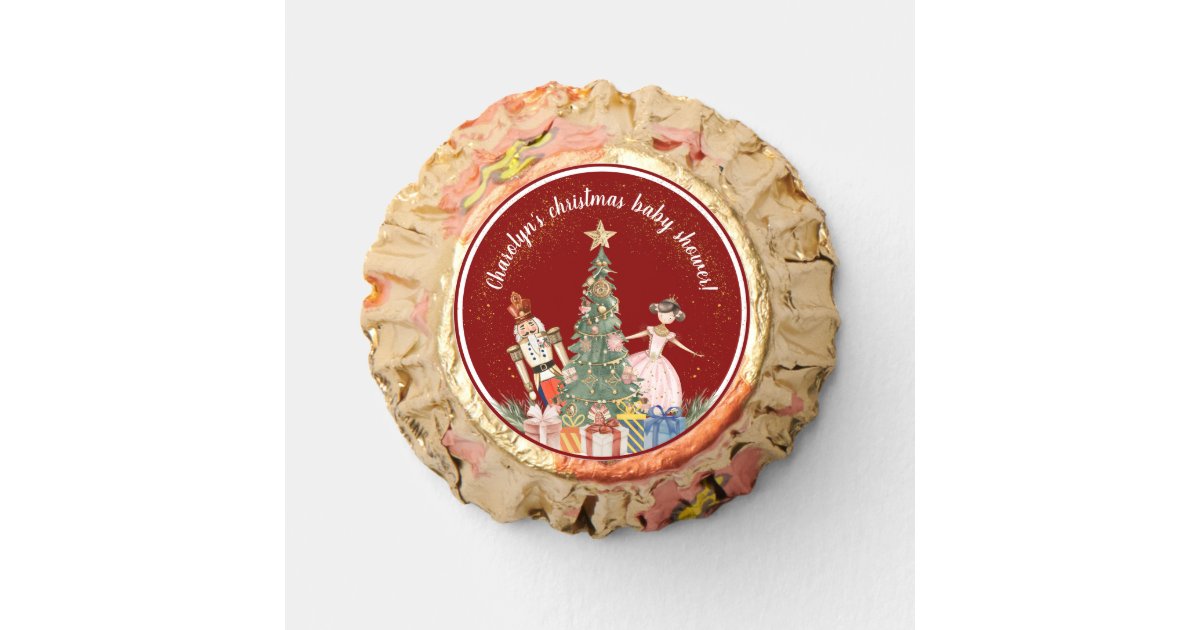 Nutcracker Christmas Party Baby Shower Reese's Peanut Butter Cups | Zazzle
