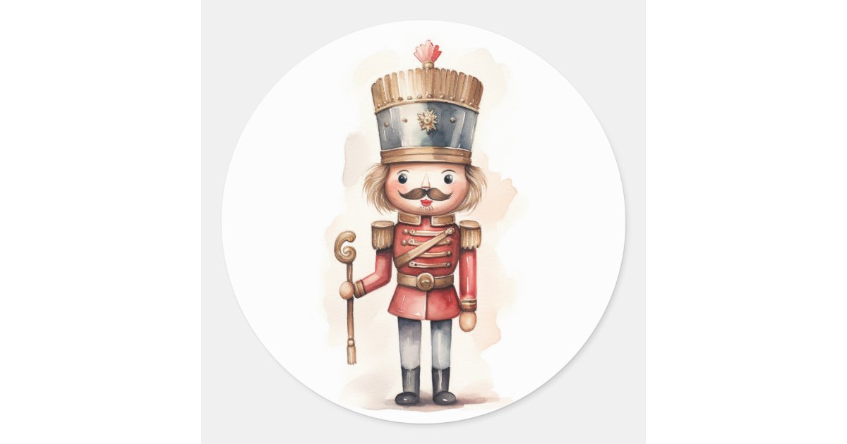 Nutcracker Christmas Stickers | Zazzle
