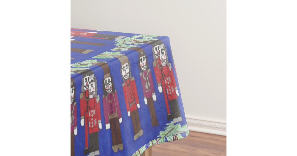 Nutcracker Christmas Tablecloth | Zazzle