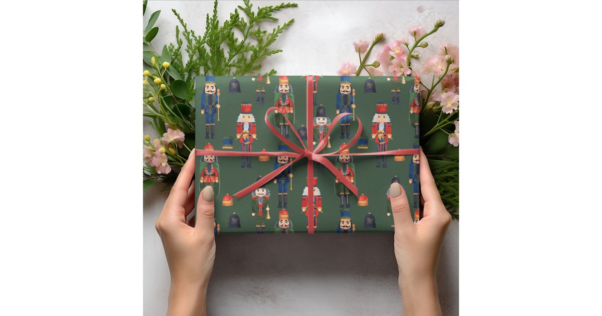 Nutcracker Christmas Wrapping Paper | Zazzle