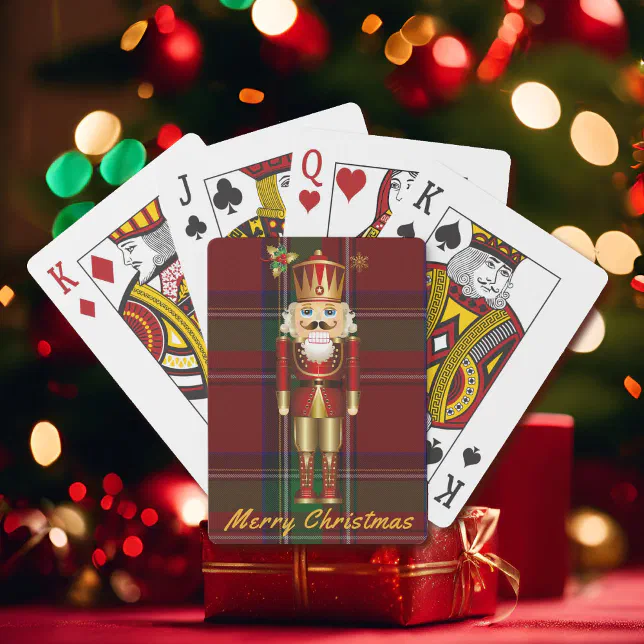 Nutcracker Custom Name Gift for Her Poker Cards | Zazzle