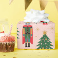 Nutcracker Cute Pink Christmas Wrapping Paper | Zazzle