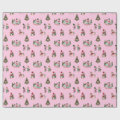 Nutcracker Festive Pink Christmas Holiday Wrapping Paper | Zazzle
