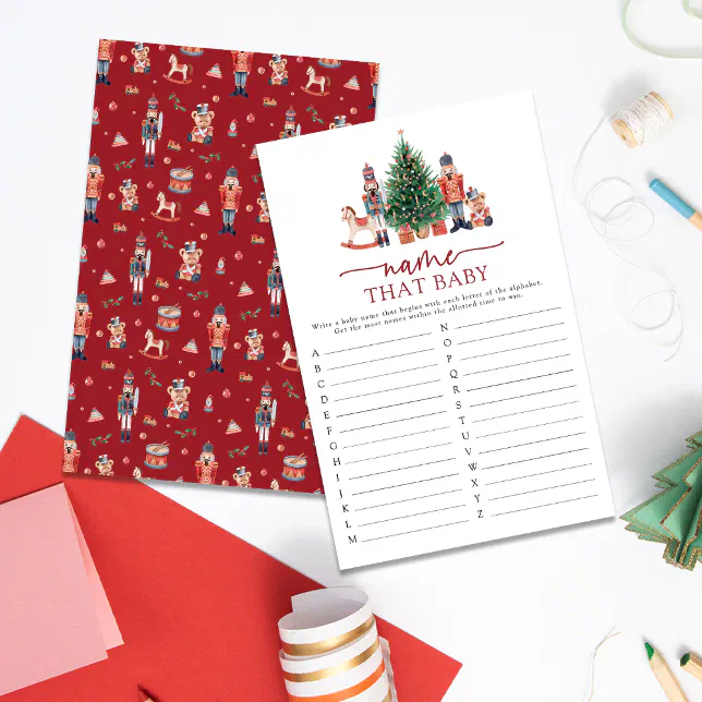 Nutcracker Holiday Baby Game | Zazzle