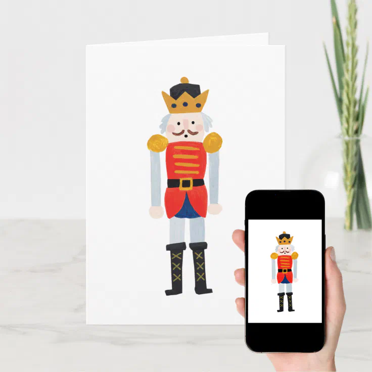 Nutcracker Holiday Card | Zazzle
