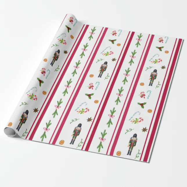 Nutcracker Holiday Wrapping Paper | Zazzle