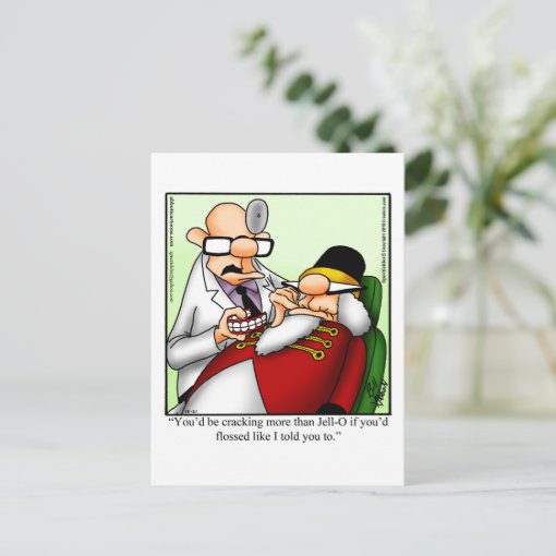 Nutcracker Humor Christmas Postcard | Zazzle