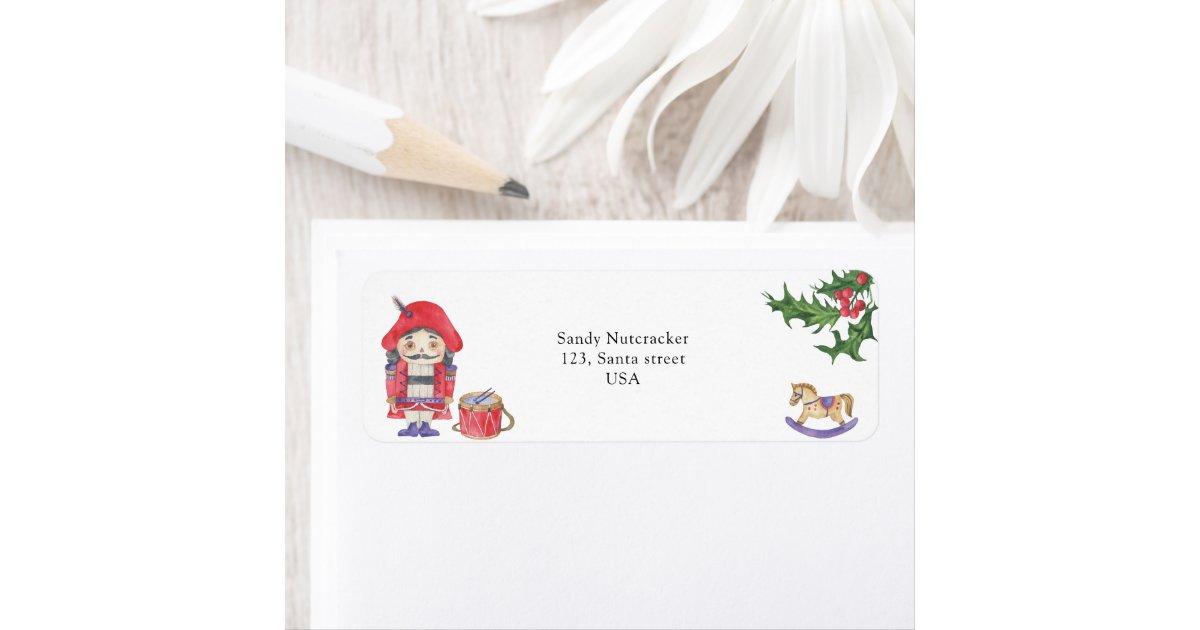 Nutcracker label | Zazzle