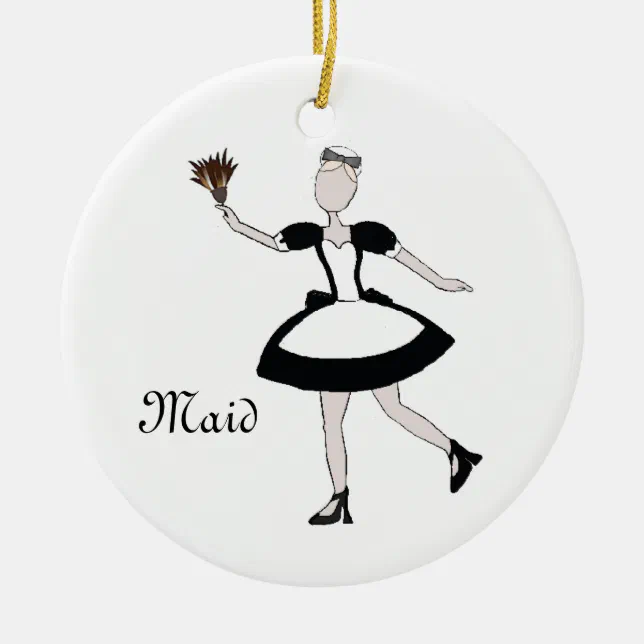 Nutcracker Maid Keepsake Ornament | Zazzle