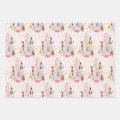 Nutcracker Pink Christmas Tree Holiday Wrapping Paper Sheets | Zazzle