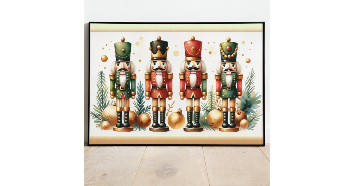 Nutcracker Quartet Parade Poster | Zazzle