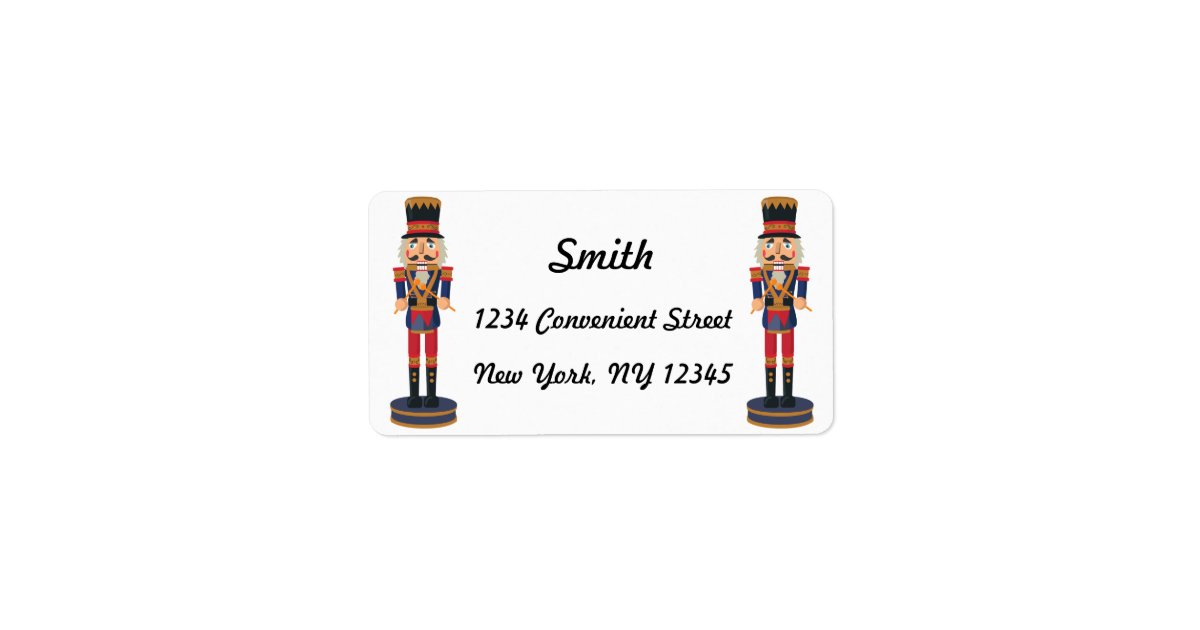 Nutcracker Return Address Label | Zazzle