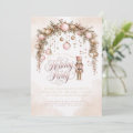 Nutcracker Rose Gold Ornaments Pink Holiday Party Invitation | Zazzle
