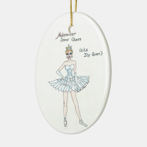 Nutcracker Snow Queen Ornament | Zazzle