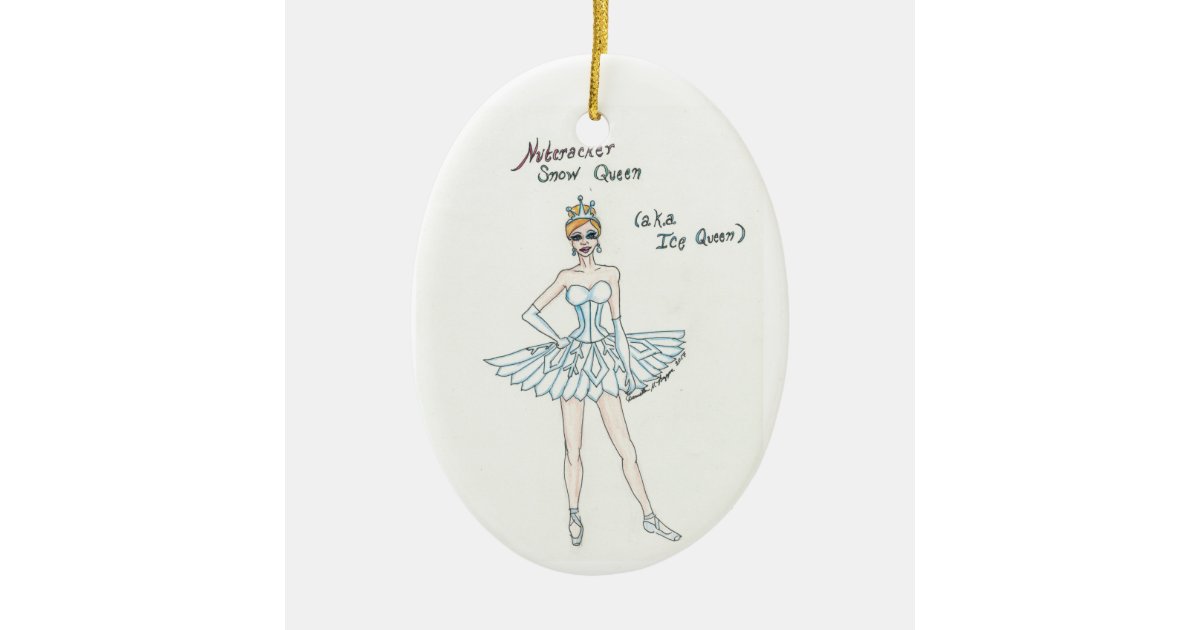 Nutcracker Snow Queen Ornament | Zazzle