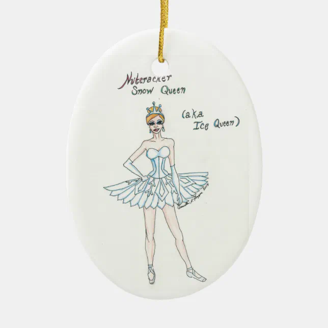 Nutcracker Snow Queen Ornament | Zazzle