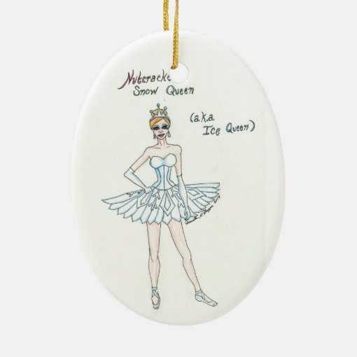 Nutcracker Snow Queen Ornament | Zazzle