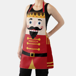 Nutcracker Solider Costume Christmas Funny Apron | Zazzle