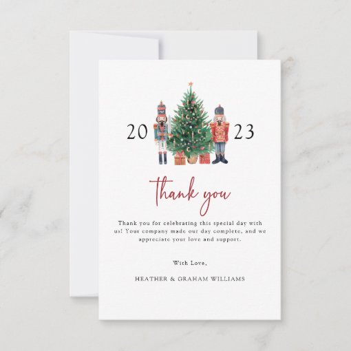Nutcracker Thank You Card | Zazzle