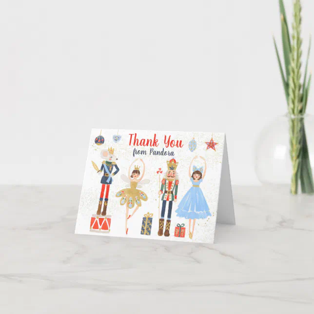 Nutcracker Thank You Note Stationery | Zazzle