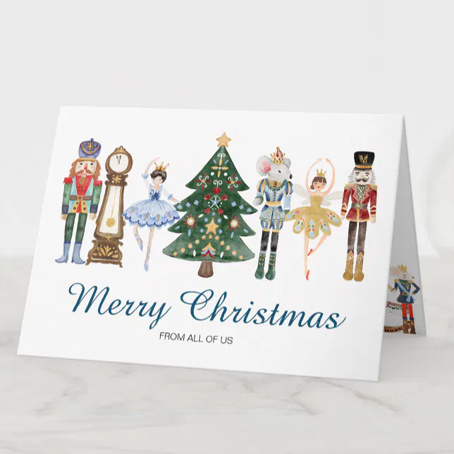 Nutcracker Theme Christmas Card | Zazzle