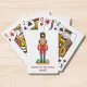 Nutcracker Toy Soldier Christmas Personalized Name Poker Cards | Zazzle