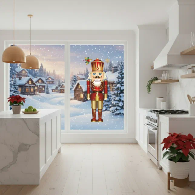 Nutcracker Window Cling | Zazzle