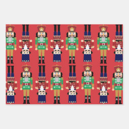 Nutcracker Wrapping Paper Sheets | Zazzle