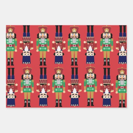 Nutcracker Wrapping Paper Sheets | Zazzle