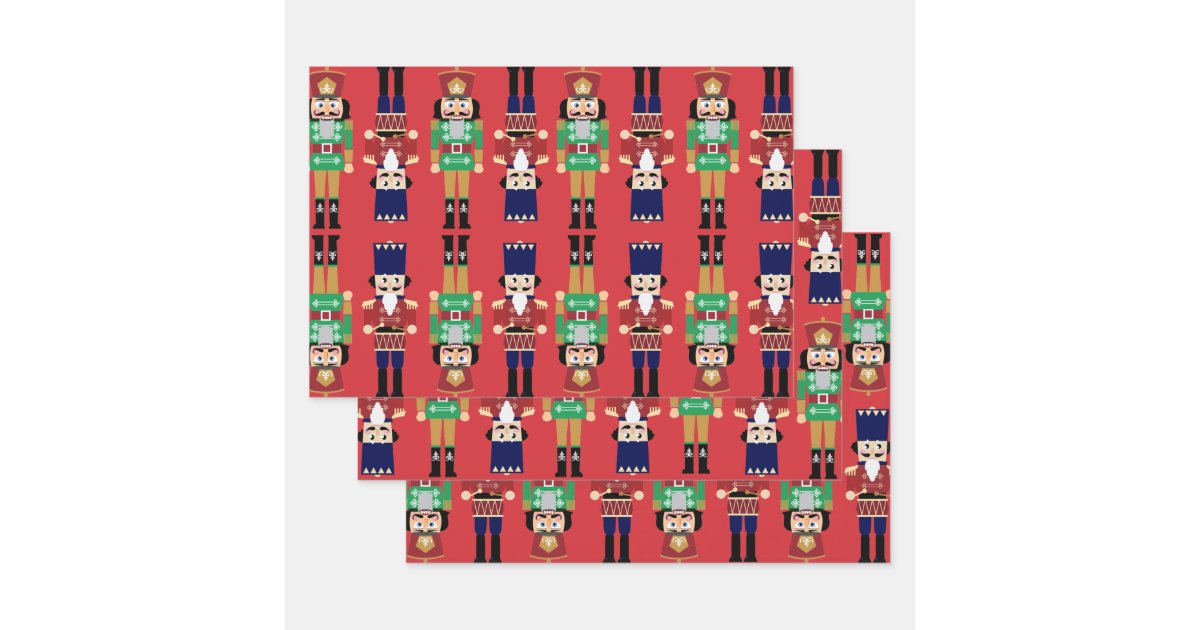 Nutcracker Wrapping Paper Sheets | Zazzle