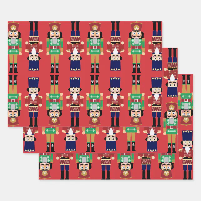 Nutcracker Wrapping Paper Sheets | Zazzle