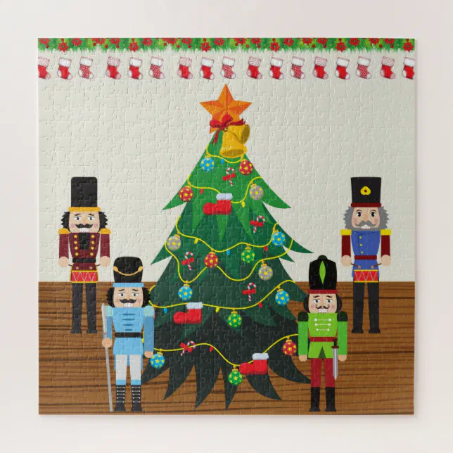 Nutcrackers Christmas Jigsaw Puzzle | Zazzle