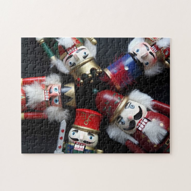 Nutcrackers heads together jigsaw puzzle | Zazzle
